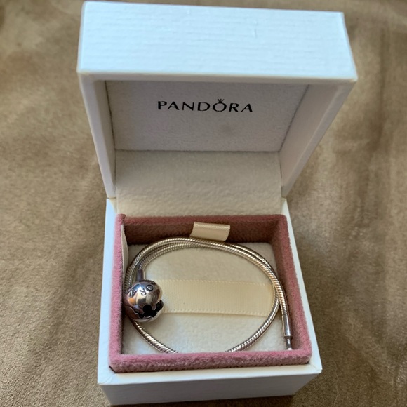 Pandora | Jewelry | Retired Authentic Pandora Essence Bracelet Sterling Silver Euc | Poshmark
